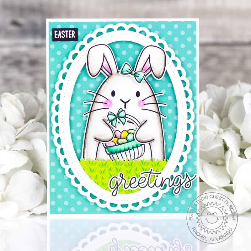 Sunny Studio Big Bunny Stamps 4x6 Easter Clear Photopolymer - Sunny ...