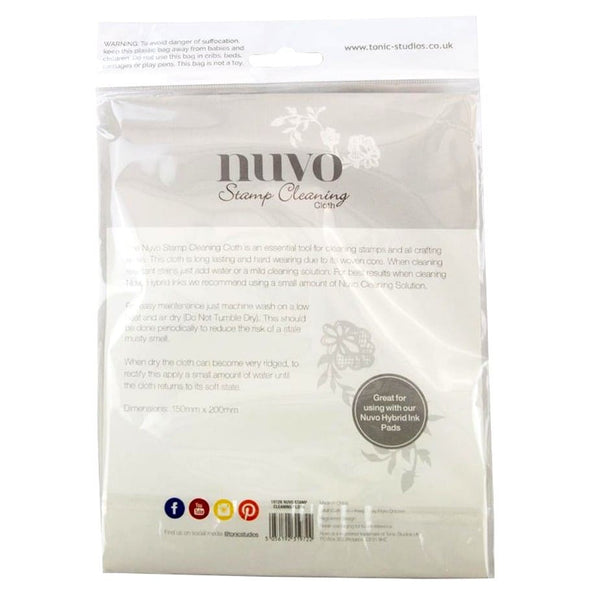Tonic Studios Nuvo Stamp Cleaning Cloth Essential Tool 1972N - Sunny ...
