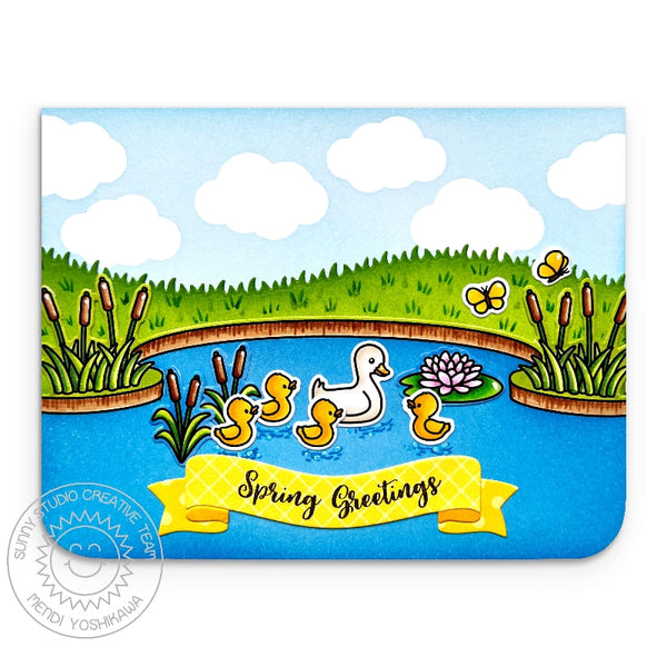 Sunny Studio Puddle Jumpers 3x4 Spring Duck Clear Stamps - Wholesale ...