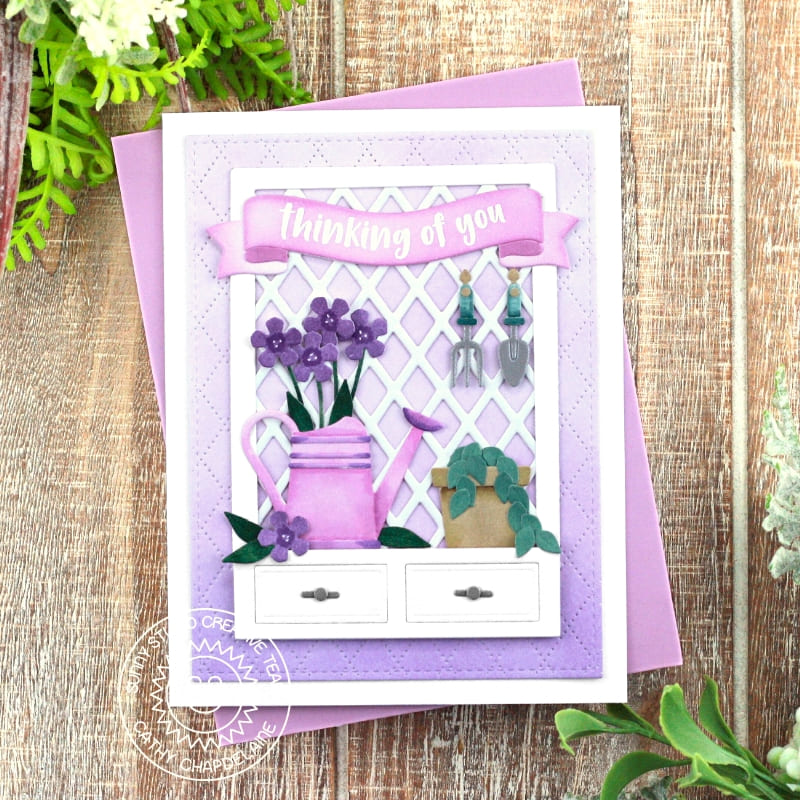 Sunny Studio Stamps - Spring Garden Dies for Cutting Die-Cuts