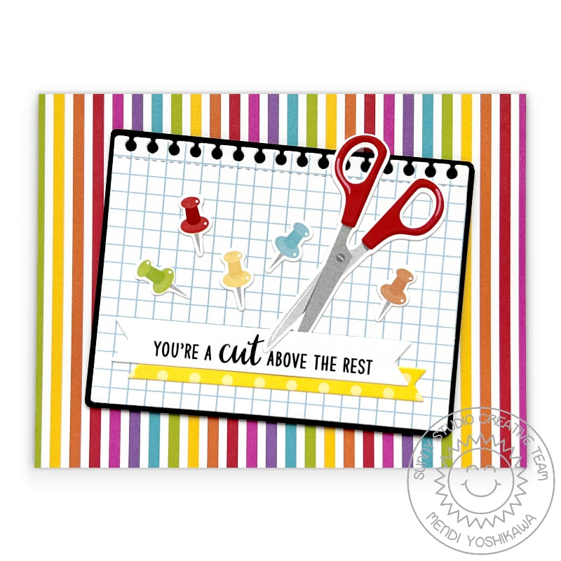 Sunny Studio 4x6 School Layering Clear A Cut Above Stamps - Sunny ...