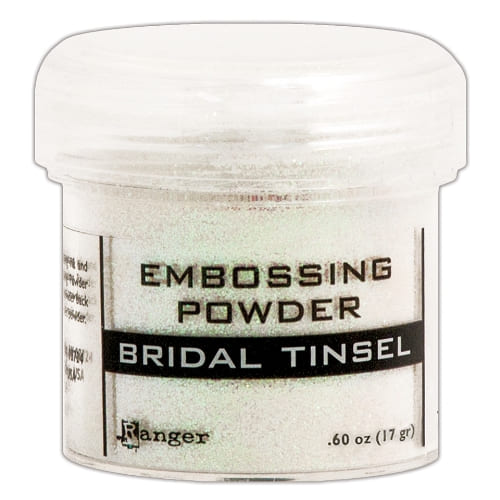 Ranger Iridescent Glitter Bridal Tinsel Embossing Powder - 1 ounce Jar ...