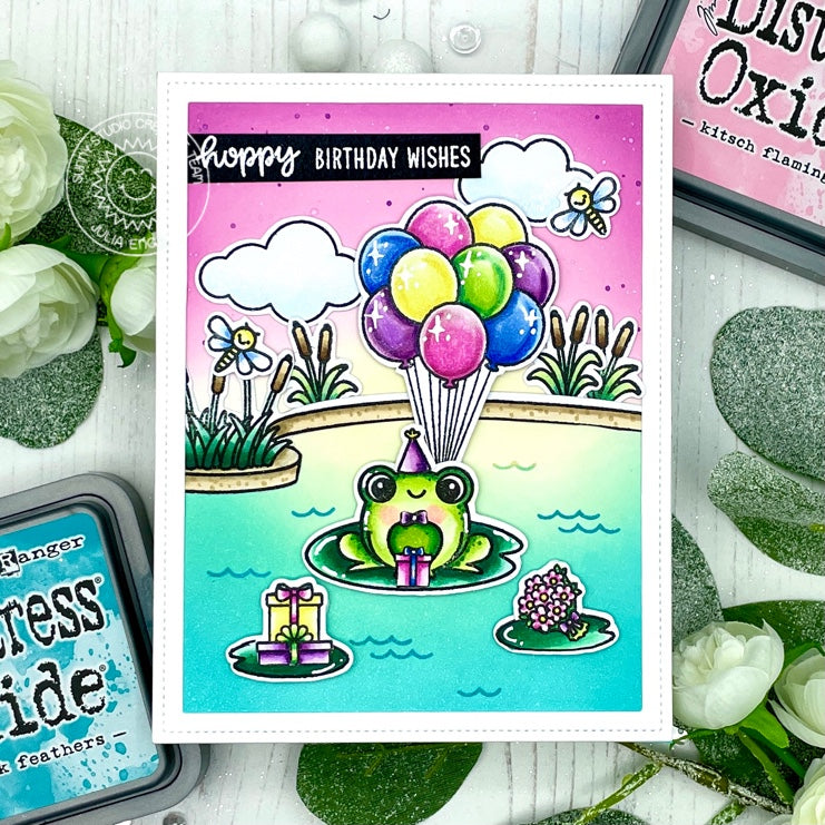 Sunny Studio Frog Clear Photopolymer Feeling Froggy Stamps - Sunny ...