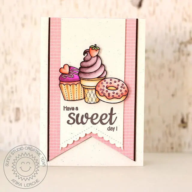 Sweet Shoppe 4x6 Photo-polymer Clear Stamps - Sunny Studio Stamps