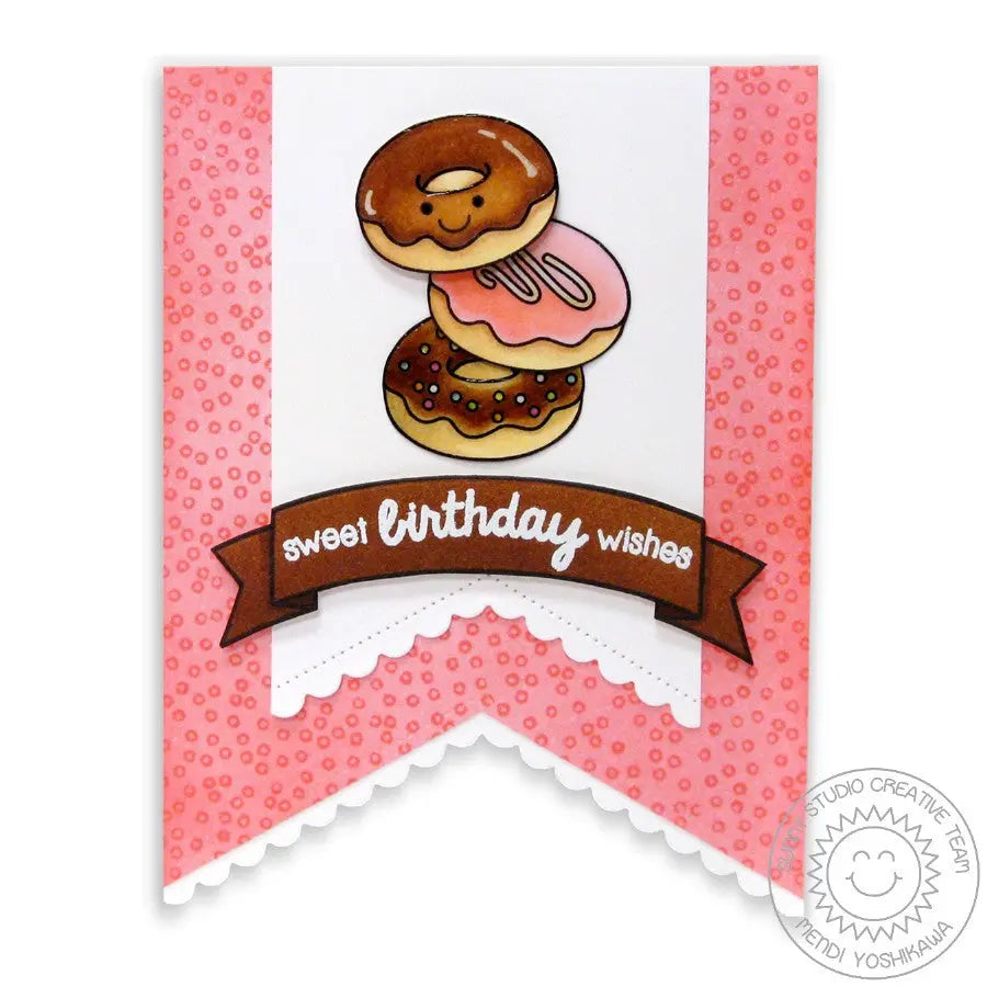 Sunny Studio Fishtail Banner II Die Set - Sunny Studio Stamps