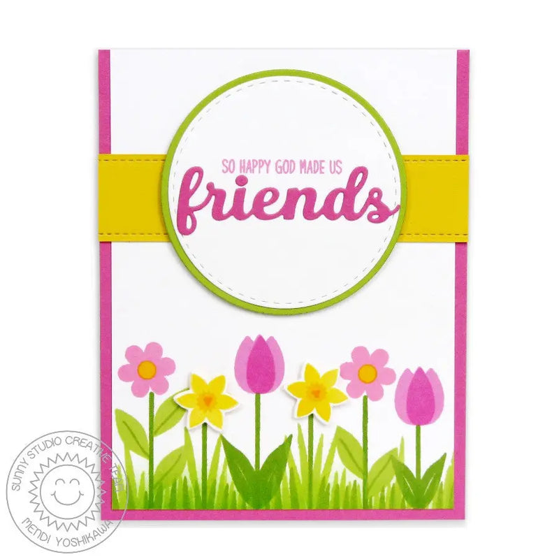 Friends & Family 4x6 Photo-polymer Clear Stamps - Sunny Studio Stamps