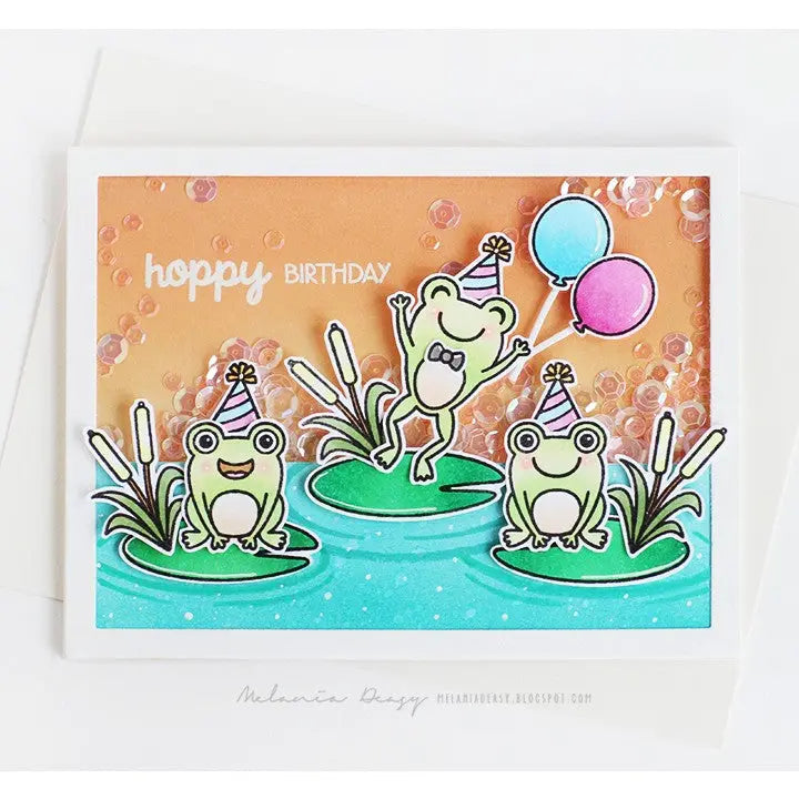 Sunny Studio 4x6 Photopolymer Clear Froggy Friends Stamps - Sunny ...