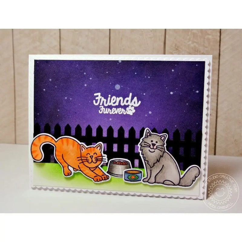 Furever Friends 4x6 Kitty Cat Photo-polymer Clear Stamps - Sunny Studio ...