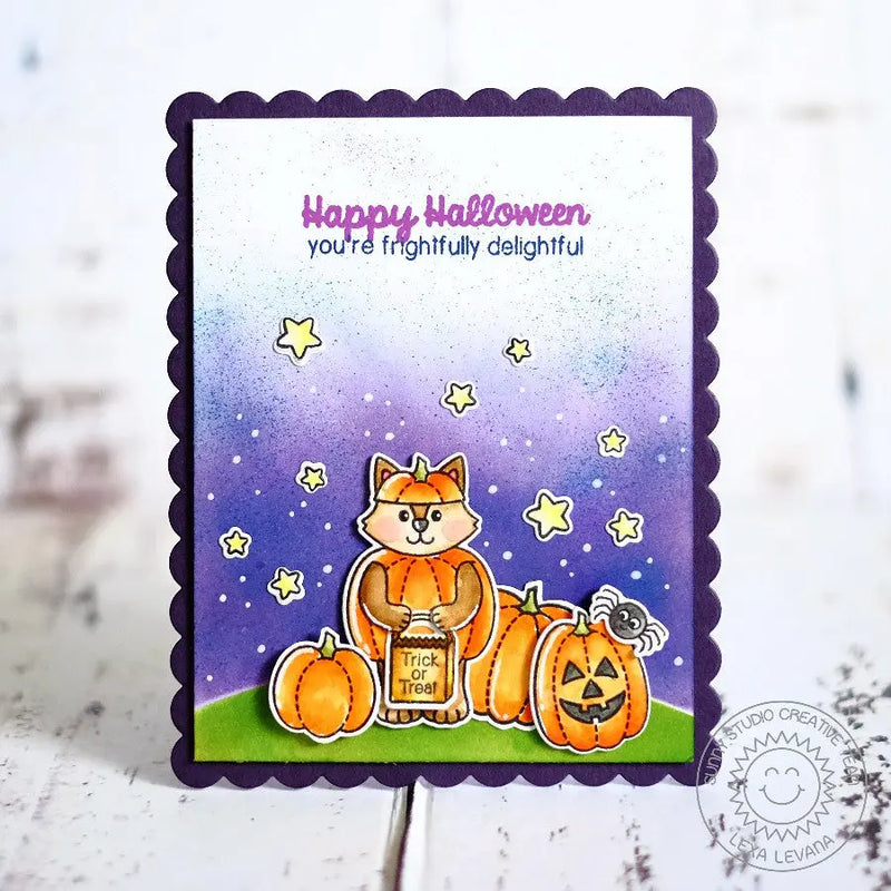Halloween Cuties 4x6 Photo-polymer Clear Stamps - Sunny Studio Stamps