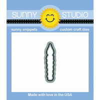 Sunny Studio Heartfelt Wishes Candle Die Set - Sunny Studio Stamps