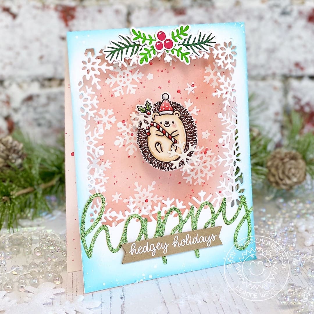 Sunny Studio Stamps Metal Cutting Layered Snowflake Frame Die