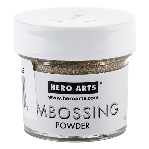 Hero Arts Metallic Brass Embossing Powder - 1 ounce Jar - Sunny Studio ...