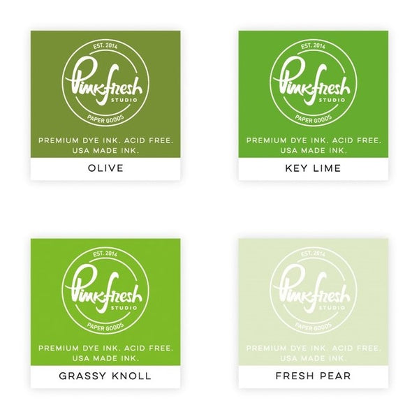 PinkFresh Studio Ink Cubes-Over The Hills 4-pack Dye Ink - Sunny Studio ...