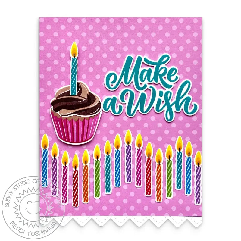 Sunny Studio Stamps Craft Metal Cutting Ric Rac Border Dies