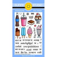 Sunny Studio 4x6 Clear Photopolymer Summer Sweets Stamps - Sunny Studio ...
