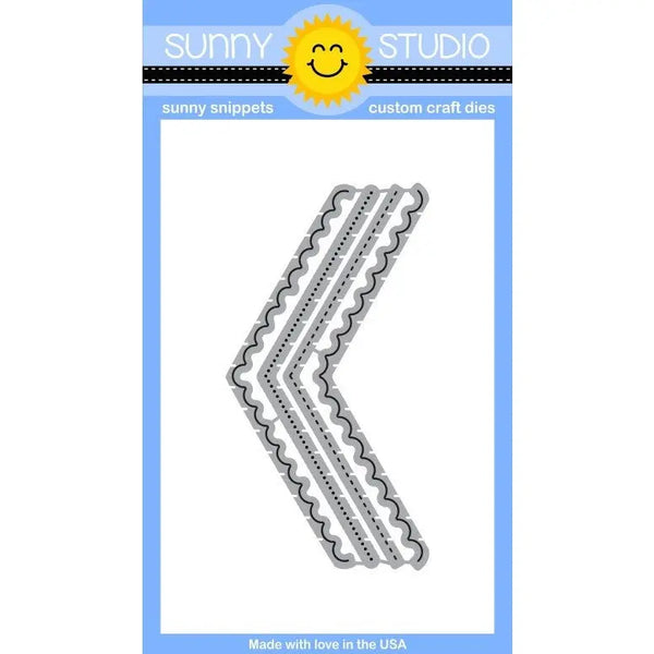 Sunny Studio Fishtail Banner II Die Set - Sunny Studio Stamps